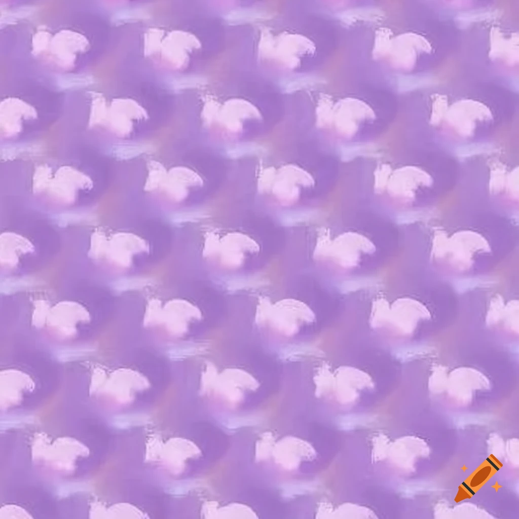 Repeating pattern, light purple cloud