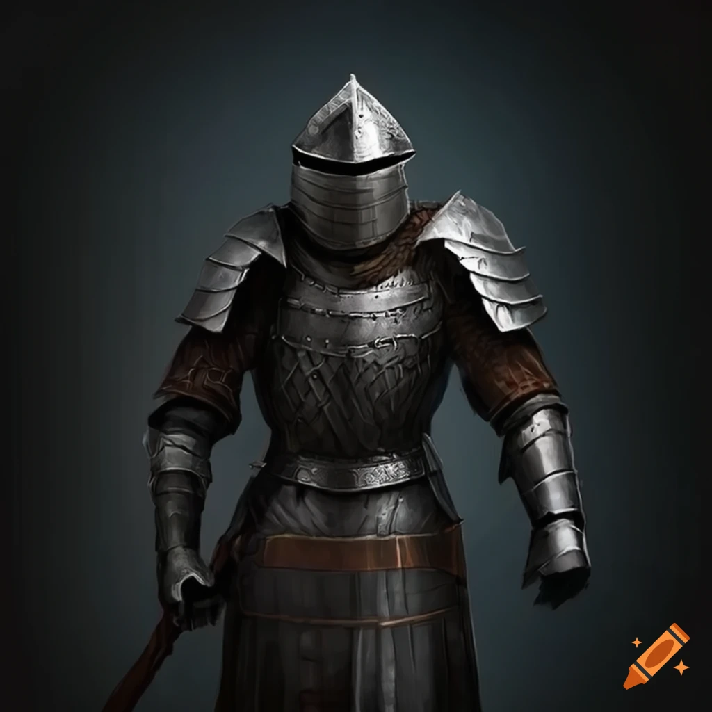 Medieval Black Knight Armor