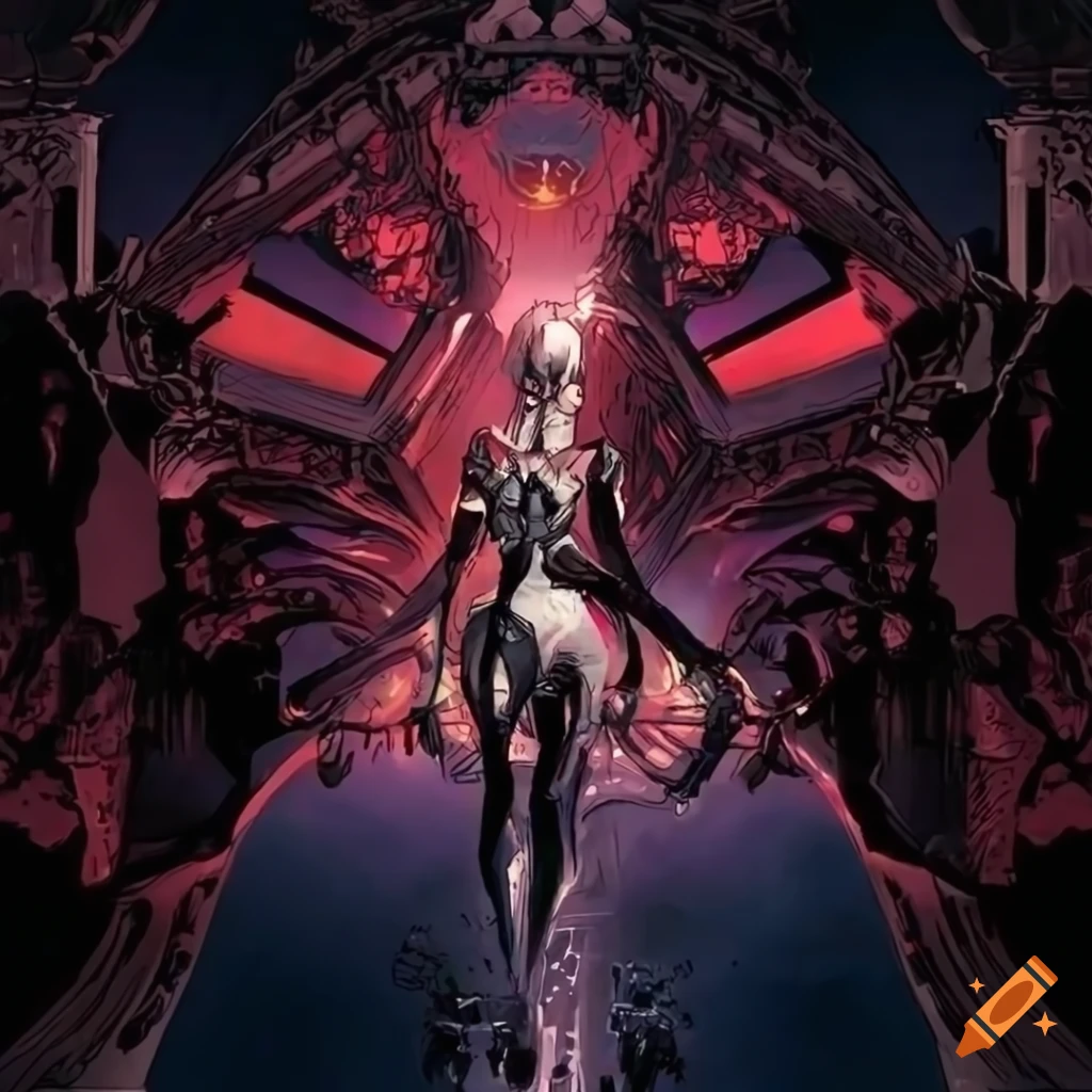 Hajime sorayama, comic book style, art deco, yoji shinkawa, elegant ...