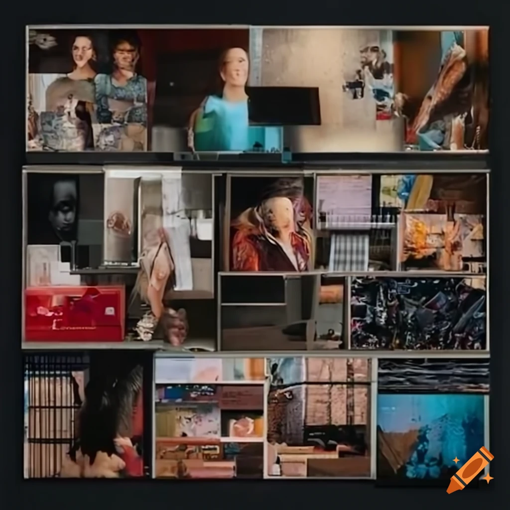 Broadcast 2021, collage on Craiyon