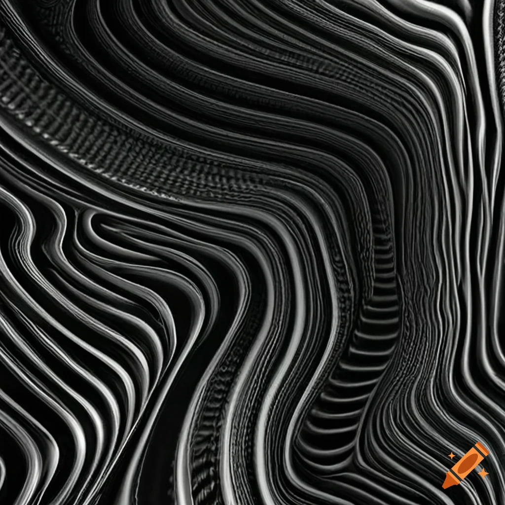 Wavy pattern on Craiyon