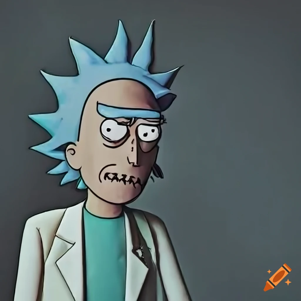 Rick from rick and morty + 4k + nft