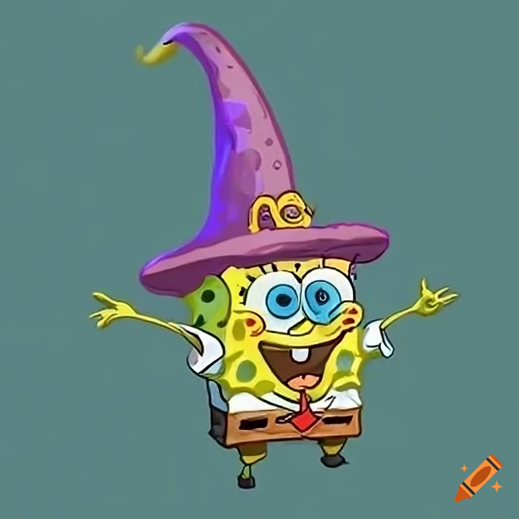 Wizard spongebob on Craiyon