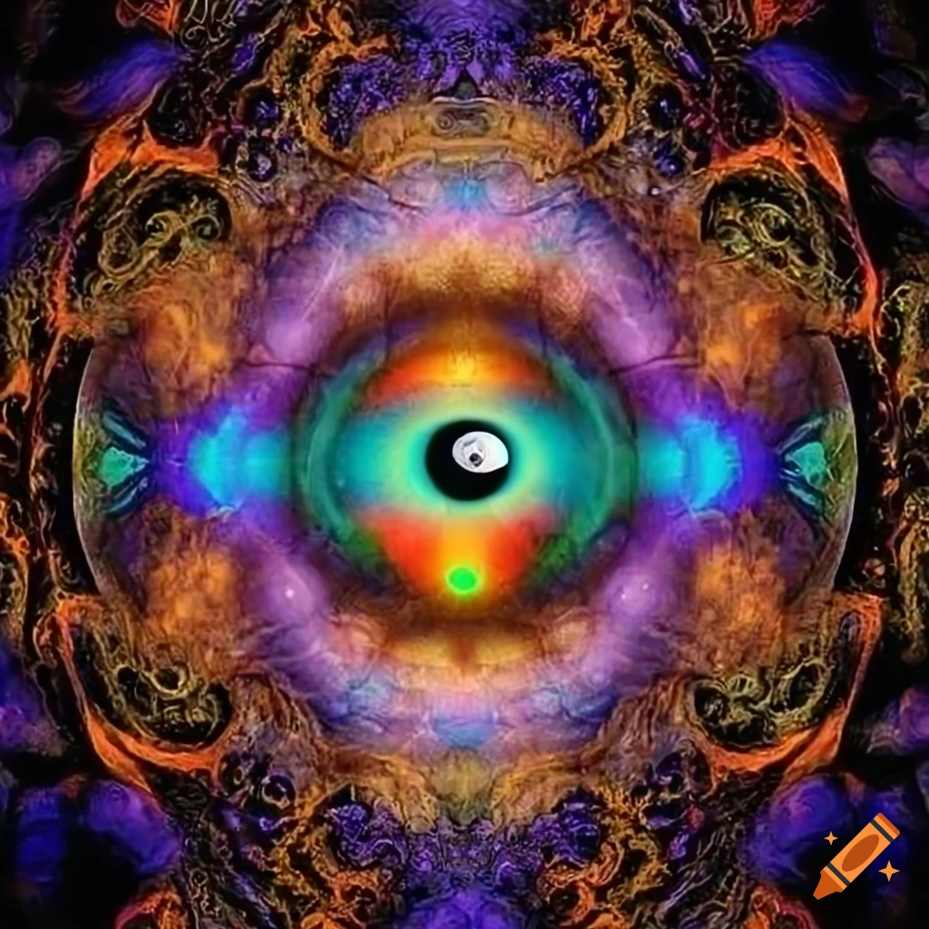 Abstract all-seeing eye