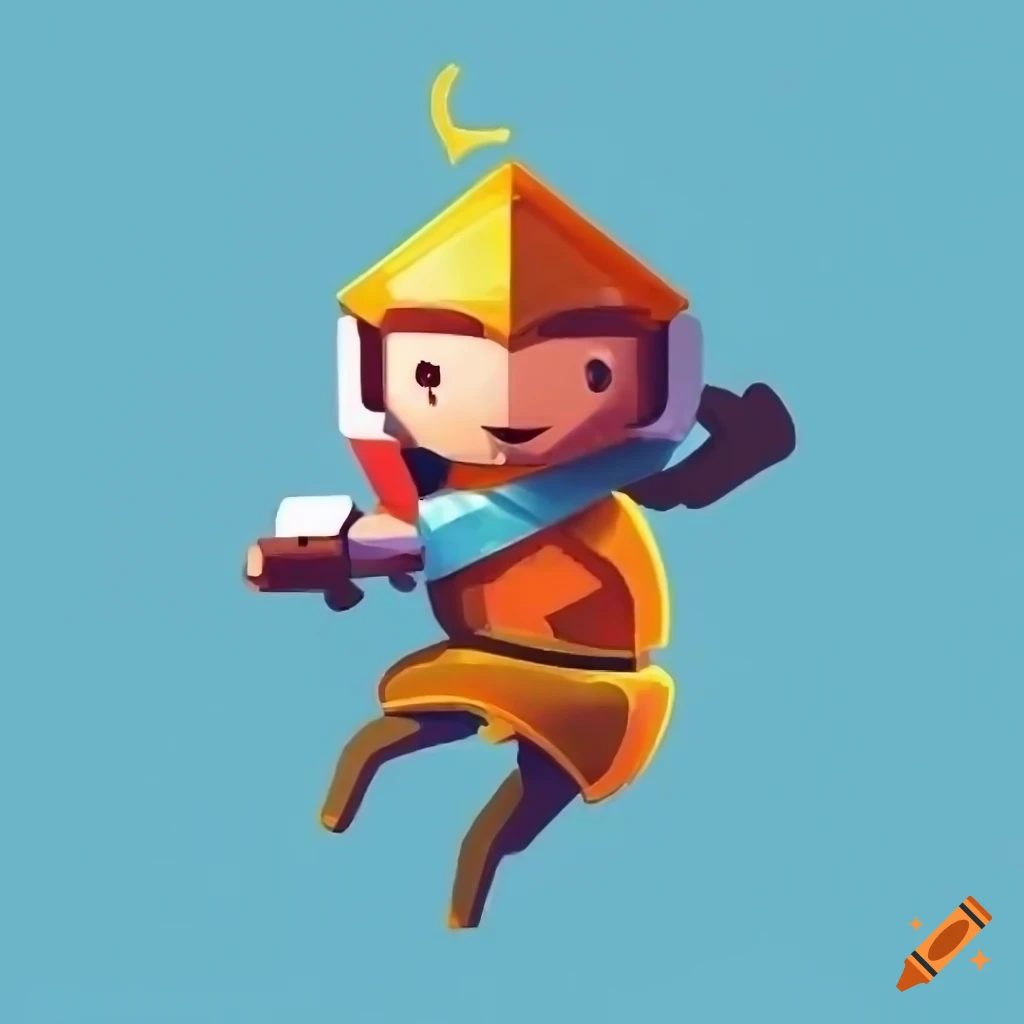 Platformer player icon on Craiyon