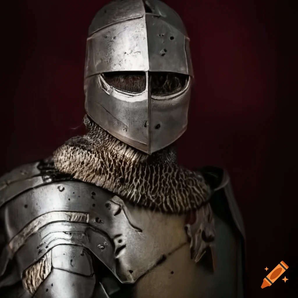 Knight with scar on Craiyon