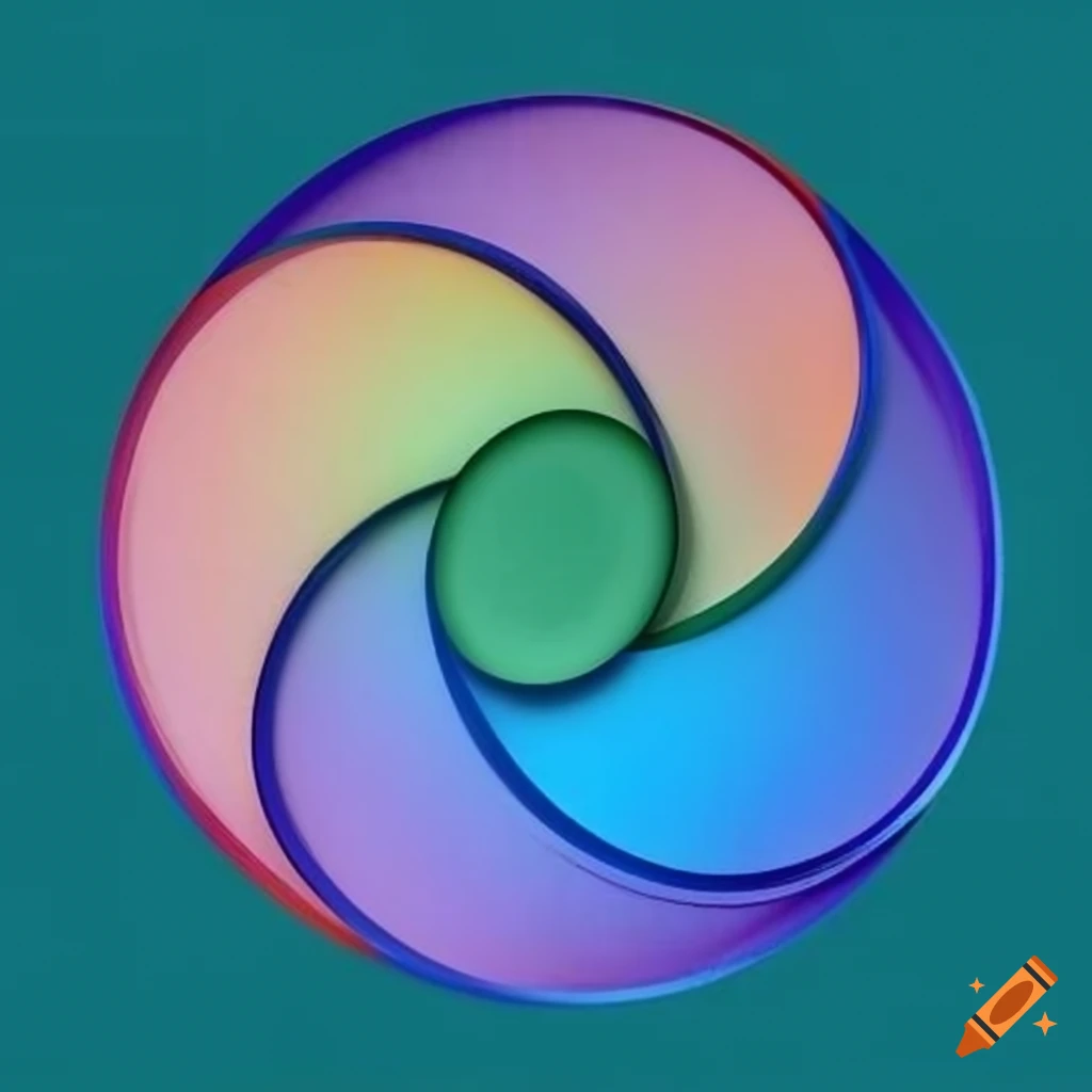 Venn diagram with three circles intersecting on Craiyon