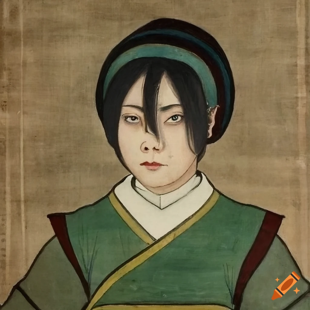 Historical portrait of toph from avatar: the last airbender, in the ...