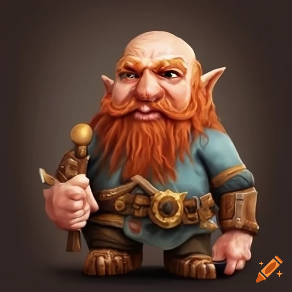 Create the photo of a dwarf