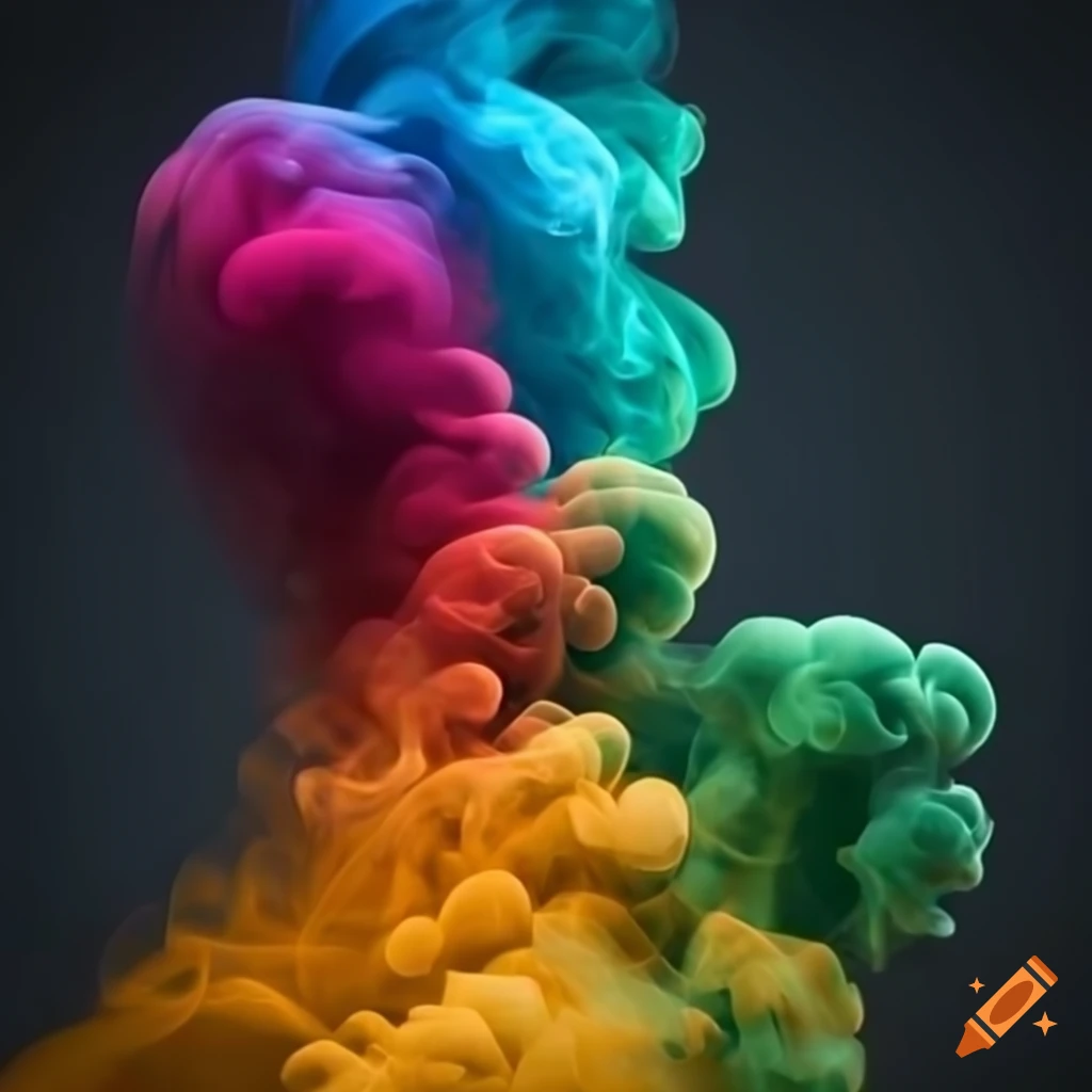 Colorful smoke