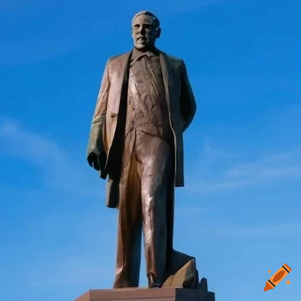 Statue of ernest rutherford new zealand physicist on Craiyon