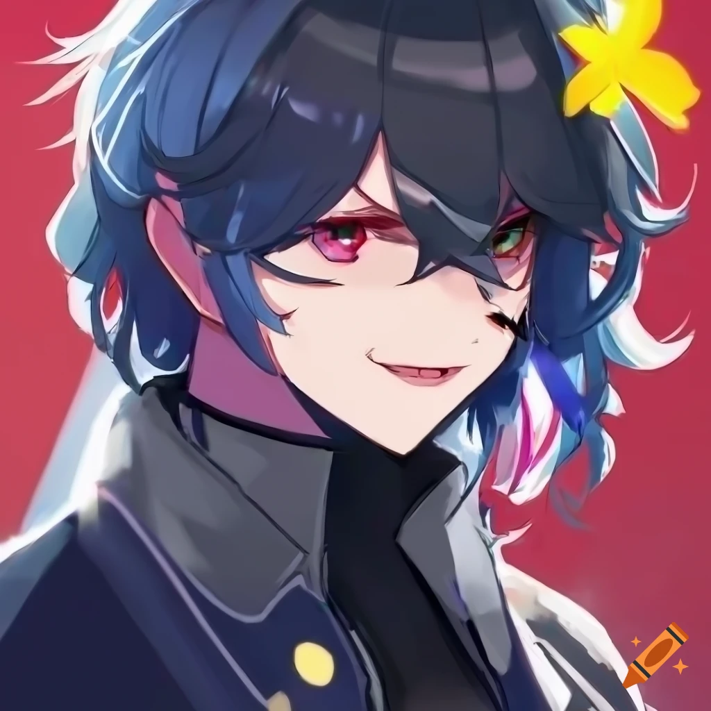 Alban Knox, a youthful and attractive Vtuber from Nijisanji. brown-hair ...