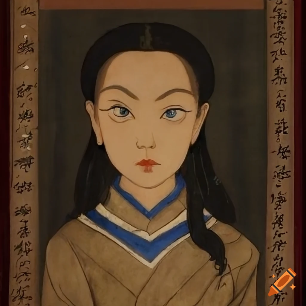 Portrait of katara from avatar: the last airbender, in the style of ...