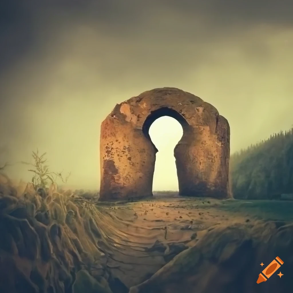 Through the keyhole on Craiyon