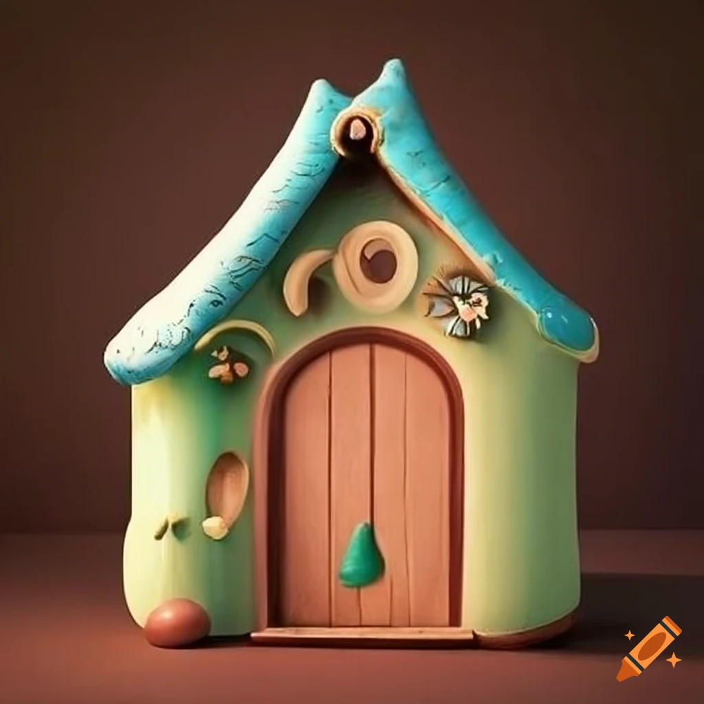 A whimsical dog house