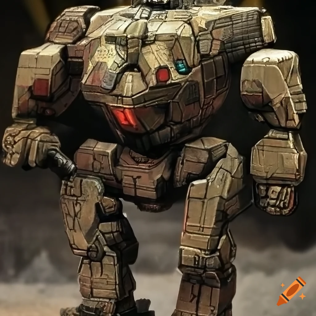 Battletech centurion on Craiyon