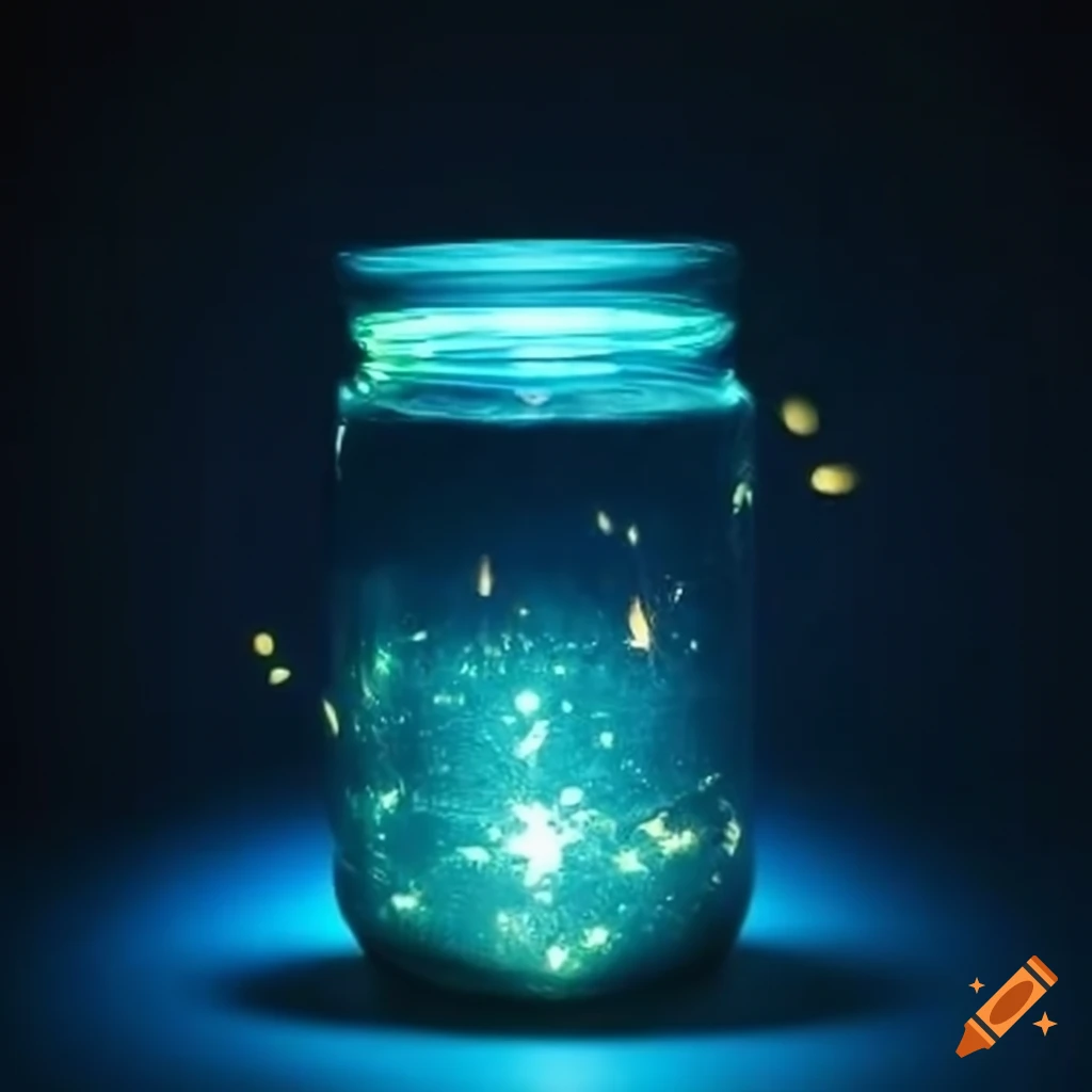 Fireflies In A Jar Wallpaper