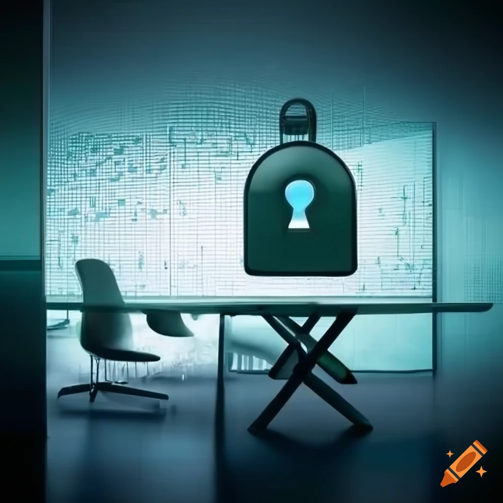 In this stock photo, the theme of data protection comes to life in a ...