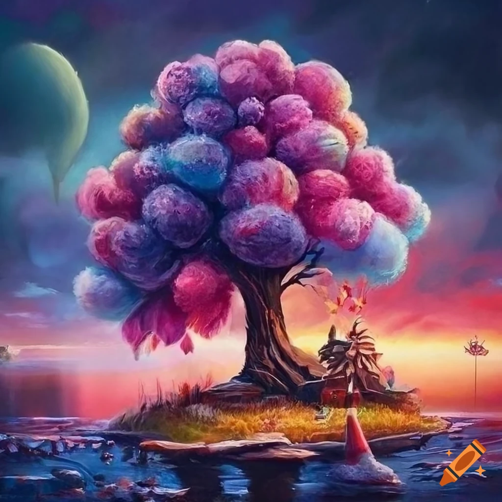 Fantasy Art Cotton Candy Free Fantasy Candy World Image | Download At