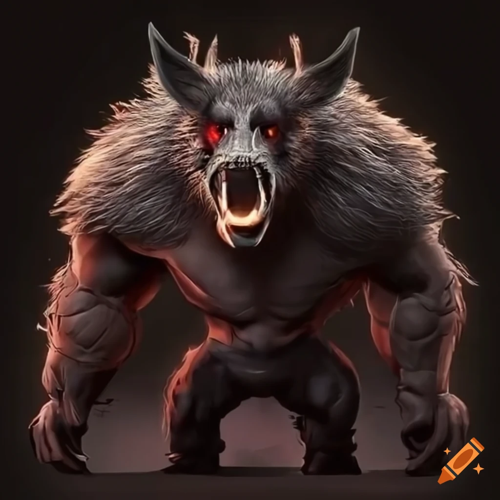 👻🐗💪 on Craiyon