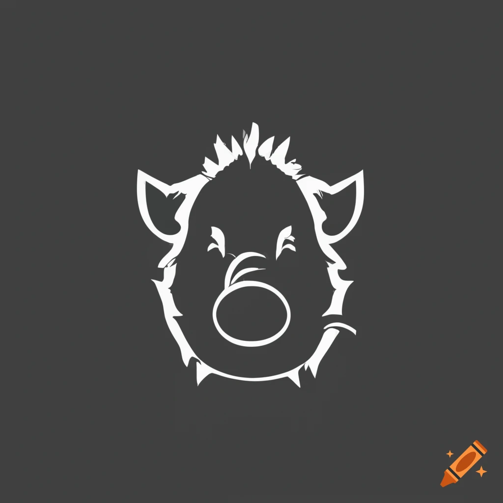 Boar minimalistic icon