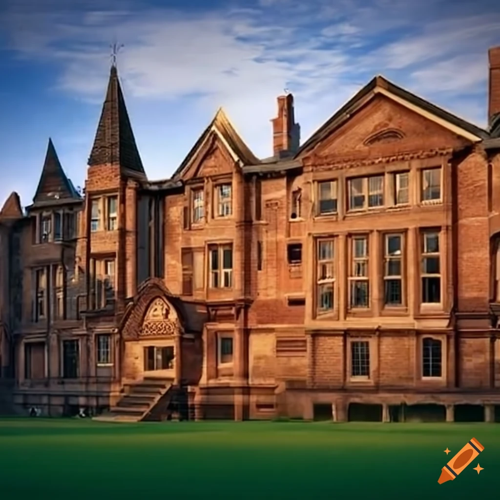 Fantasy school college exterior on Craiyon
