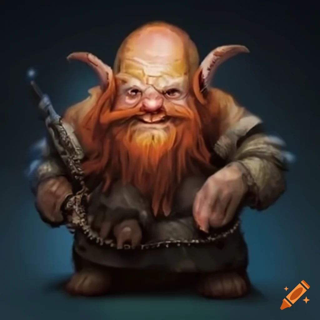Create the photo of a dwarf