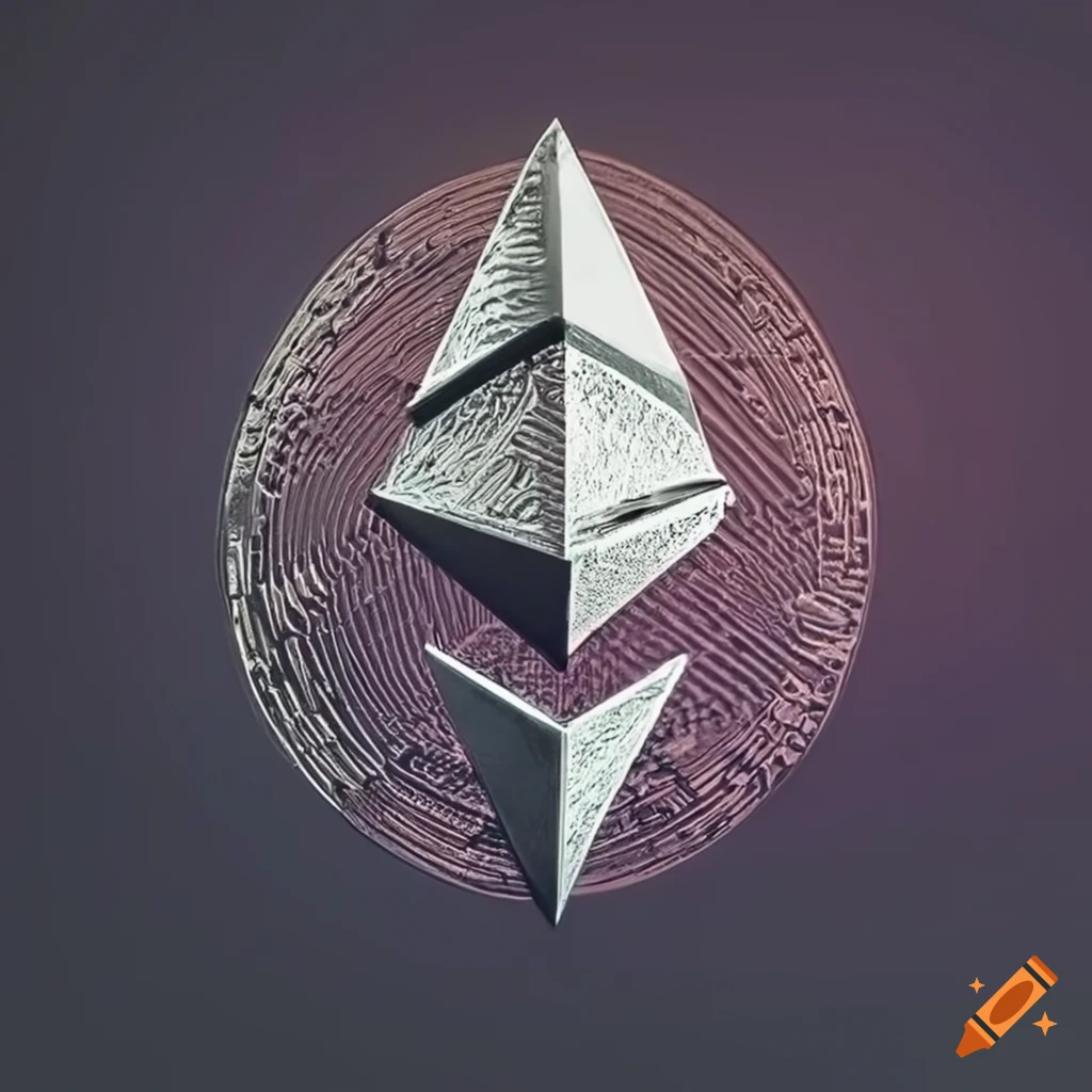 Ethereum engraving in the rock