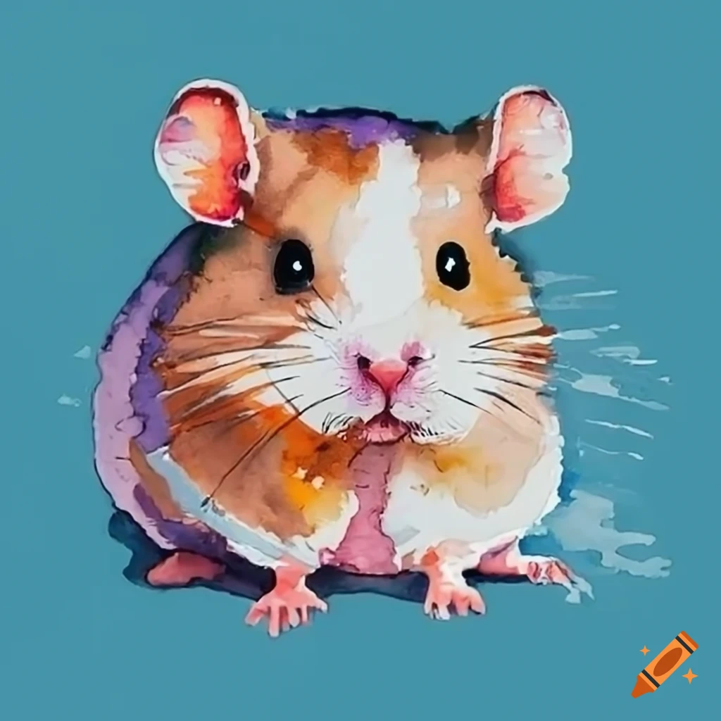 Hamster on Craiyon
