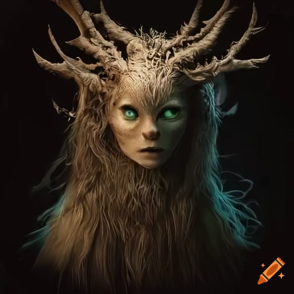 Nordic forest creature on Craiyon