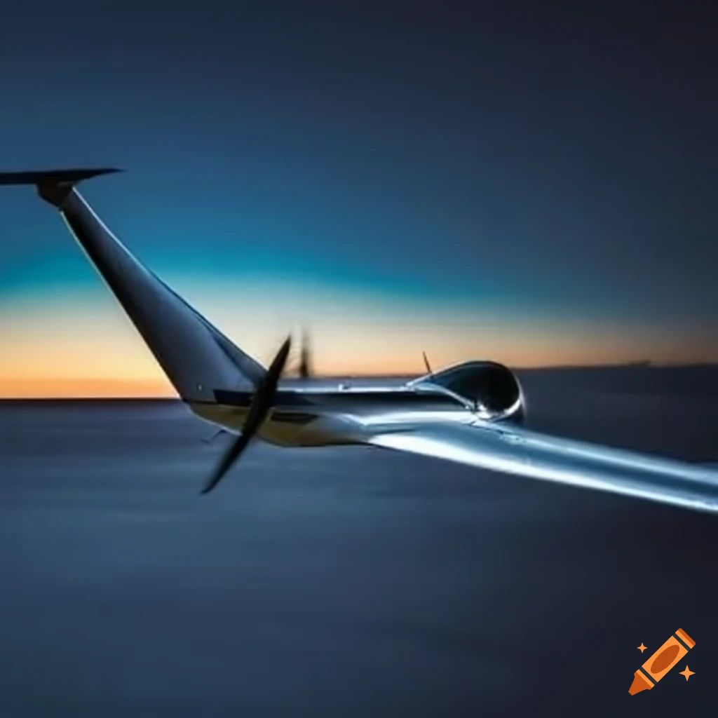 Electric plane on Craiyon