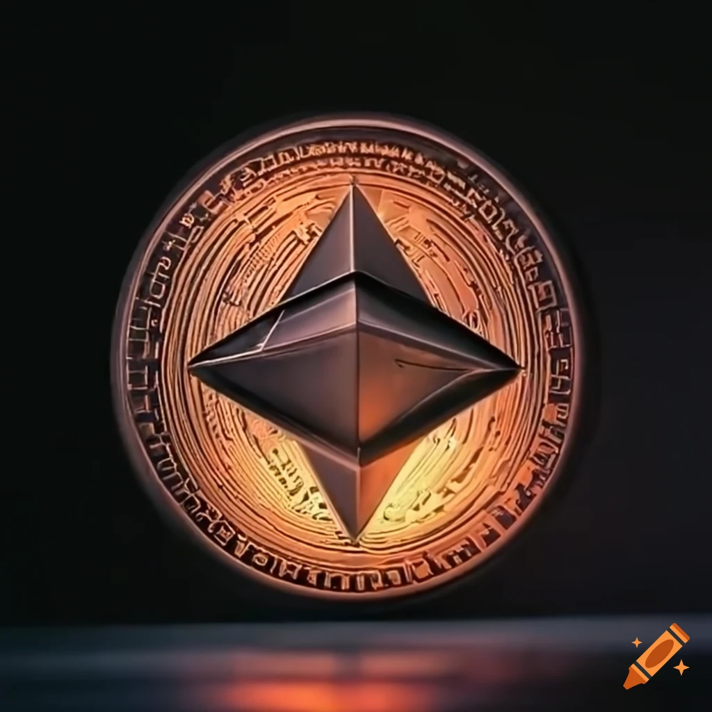 Ethereum engraving in the rock