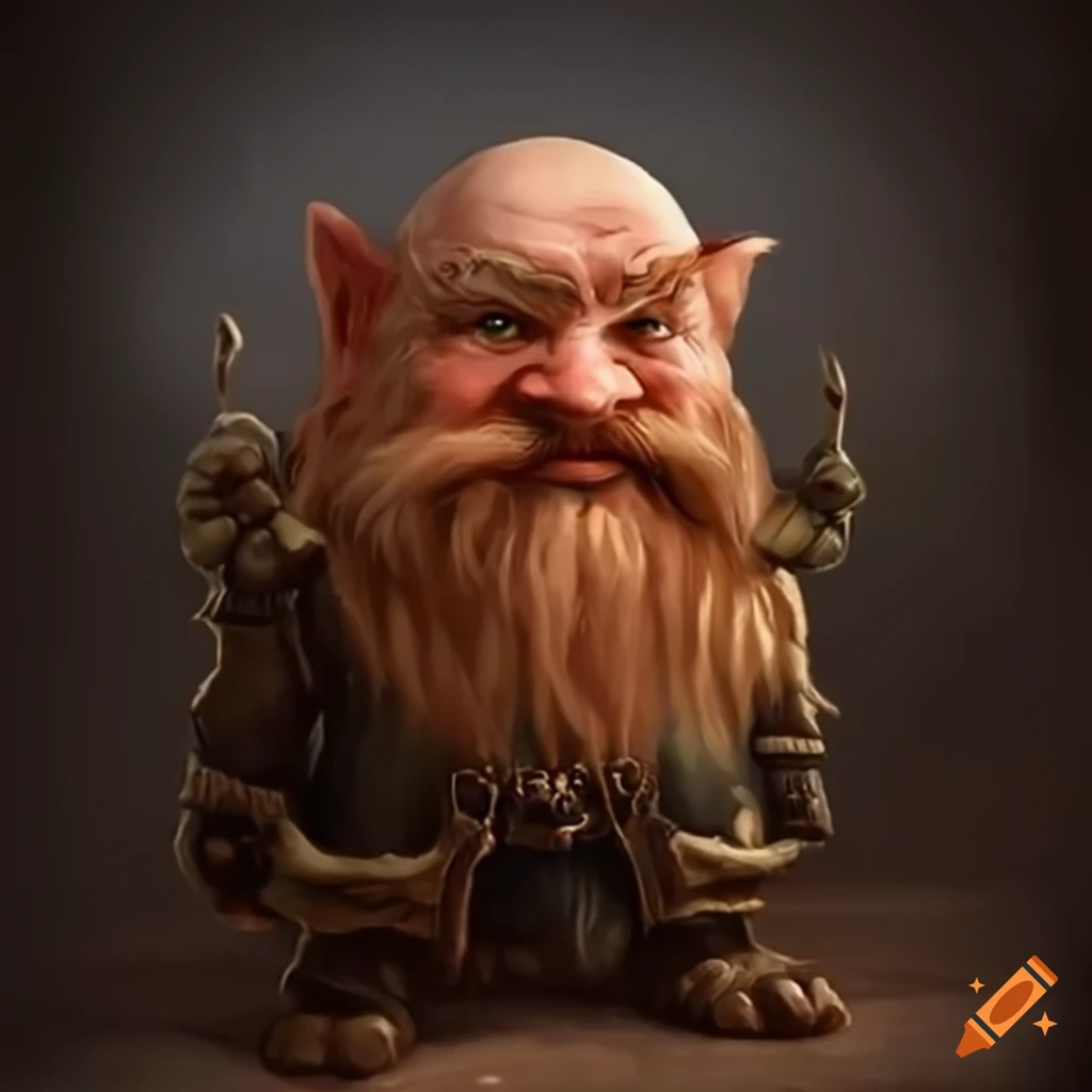 Create the photo of a dwarf
