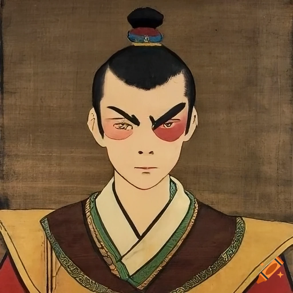 Portrait of prince zuko from avatar: the last airbender, in the style ...
