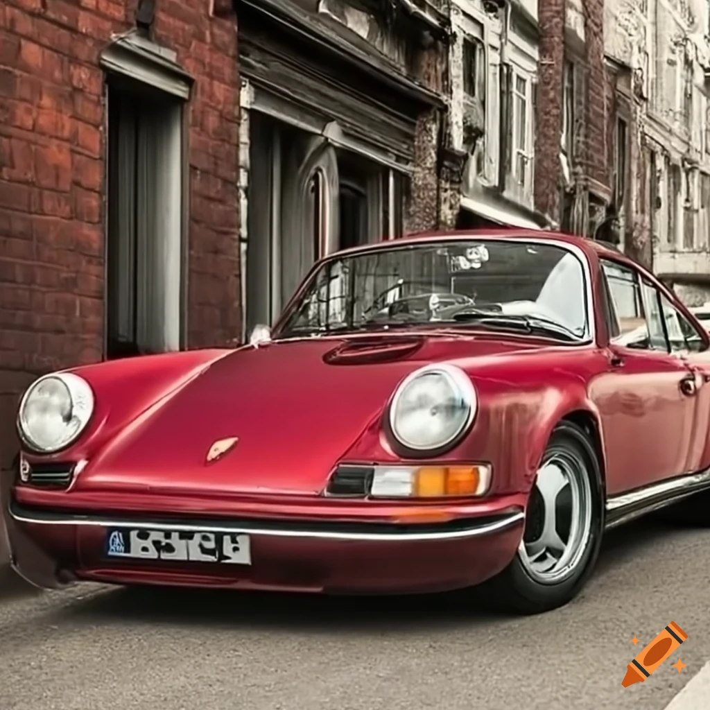 Old porsche 911 on Craiyon