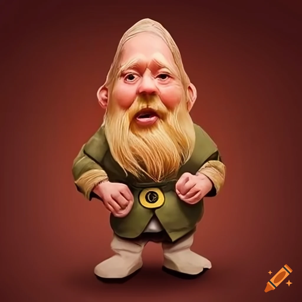 Create the photo of a funny, friendly dwarf on Craiyon