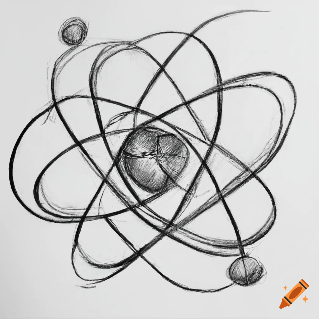 Atom sketch on Craiyon
