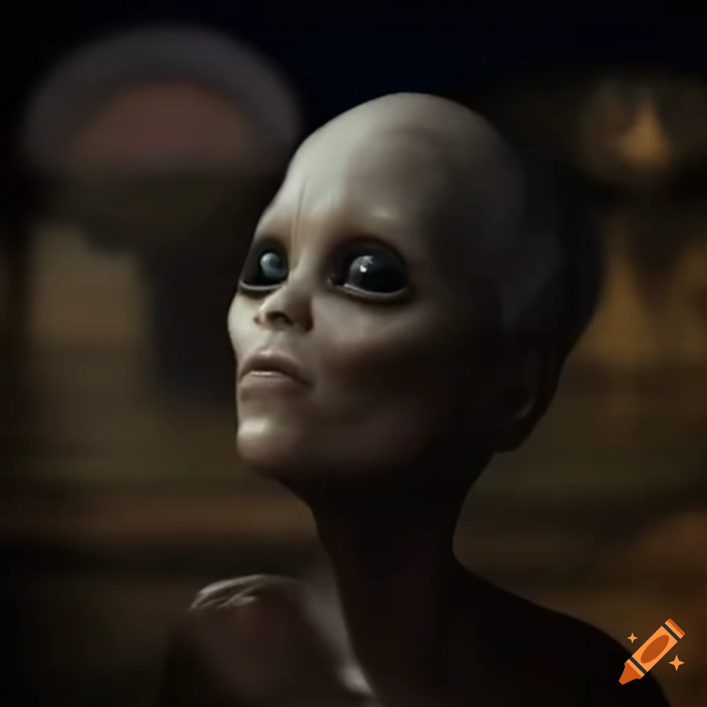 Good aliens on Craiyon