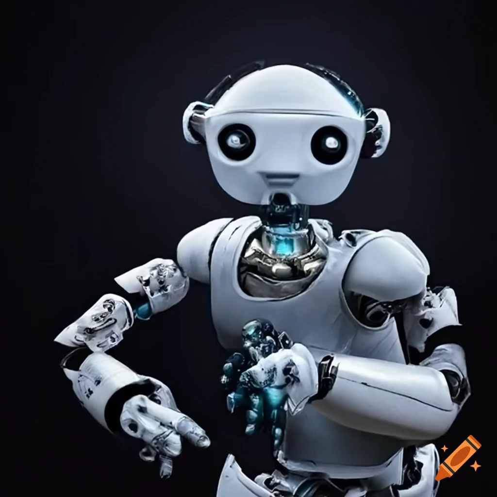 Robot love on Craiyon