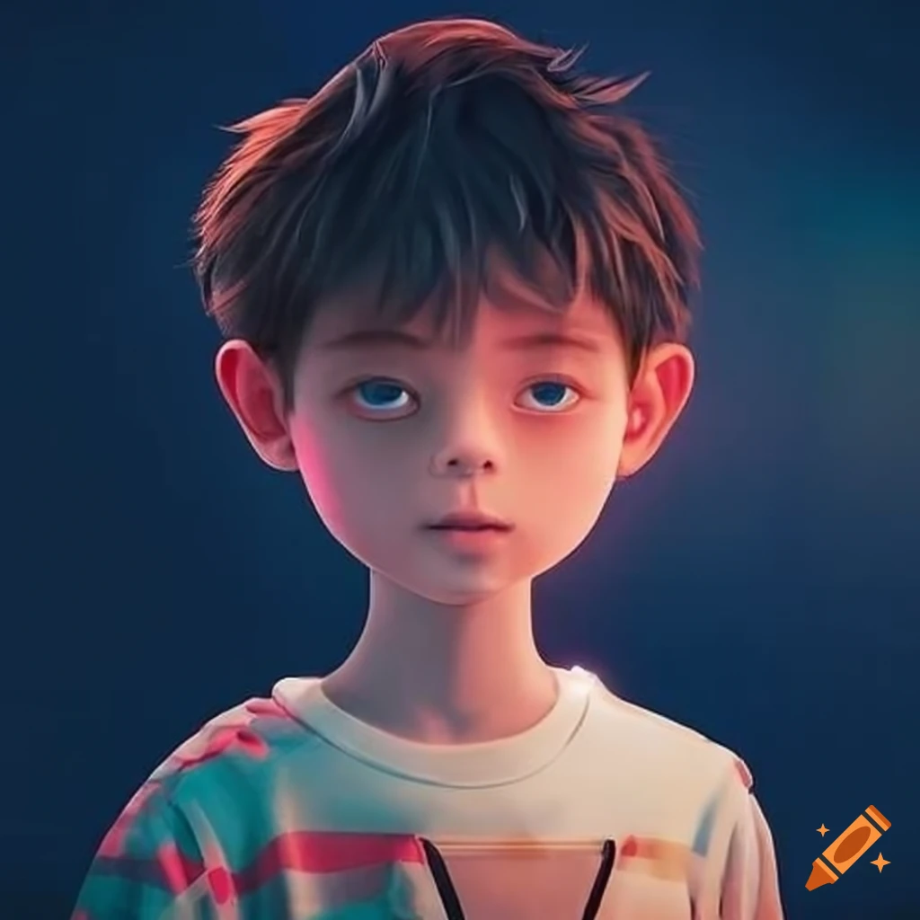 A future boy on Craiyon