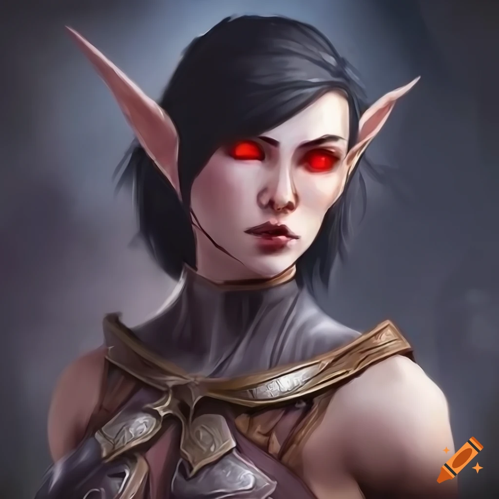 Baldur's gate enhanced edition portrait elf mage short black hair robes ...