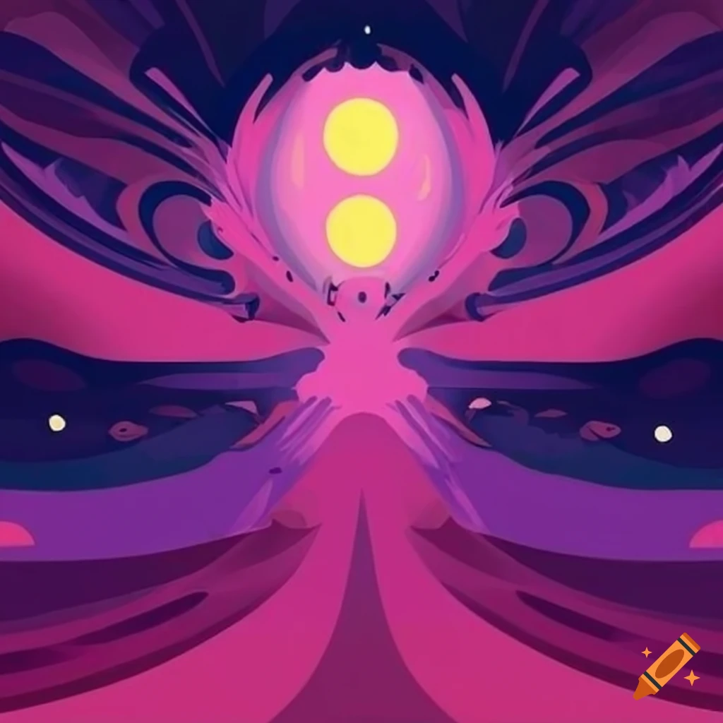 Magical abstract made of basic shapes on Craiyon