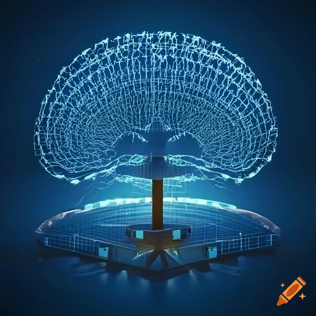 T structured blueprint with focus on trees and branches Create a 3D ...