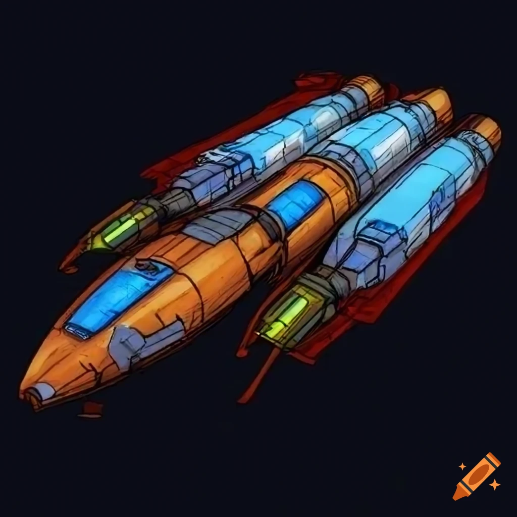 Small Anime Spacecraft