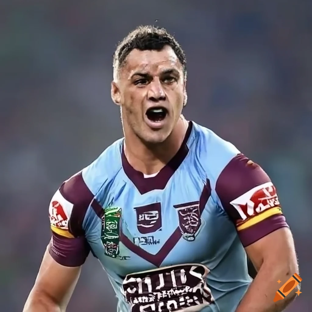 State of origin queensland maroons player on Craiyon