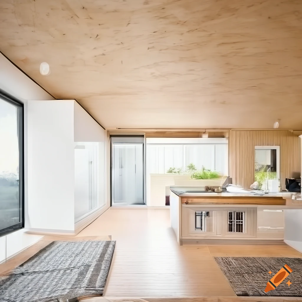 Ceiling renovation house photorealistic modern high definition on Craiyon