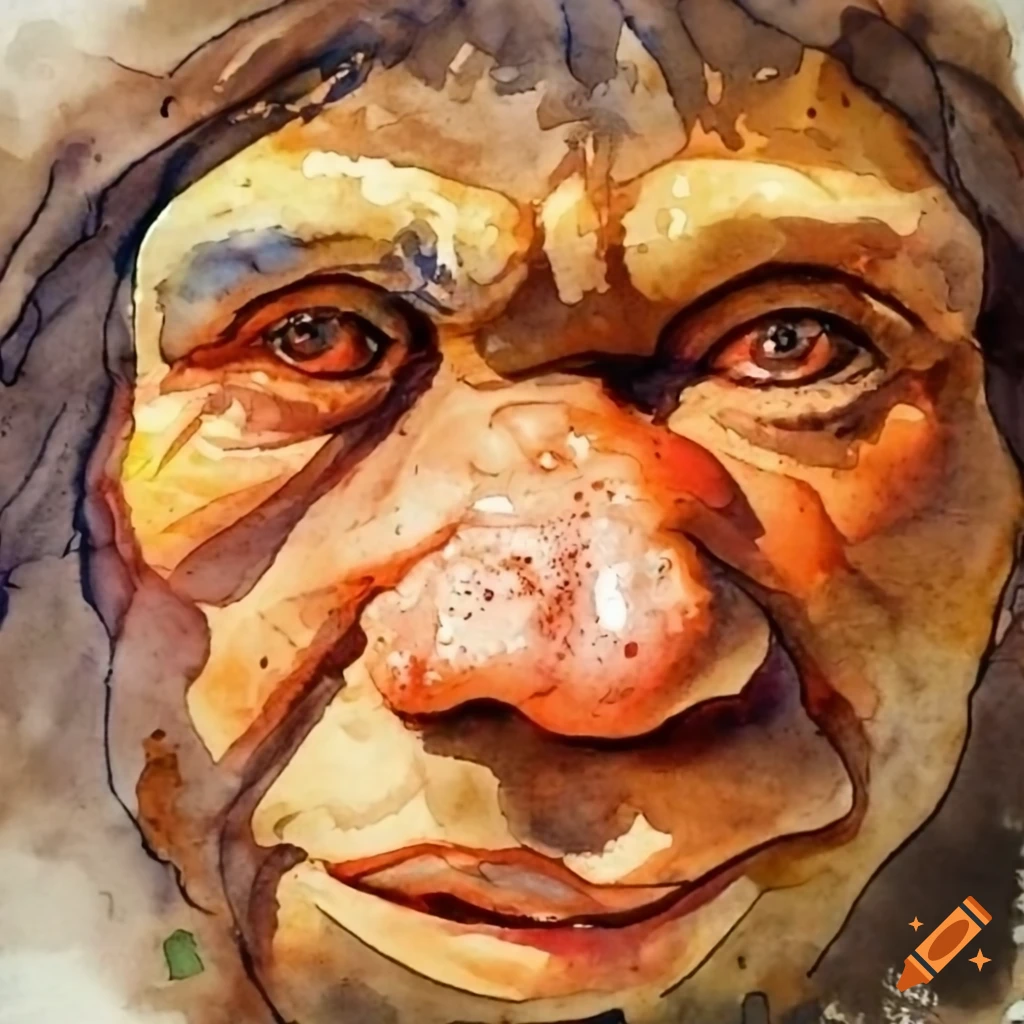 Neanderthal face