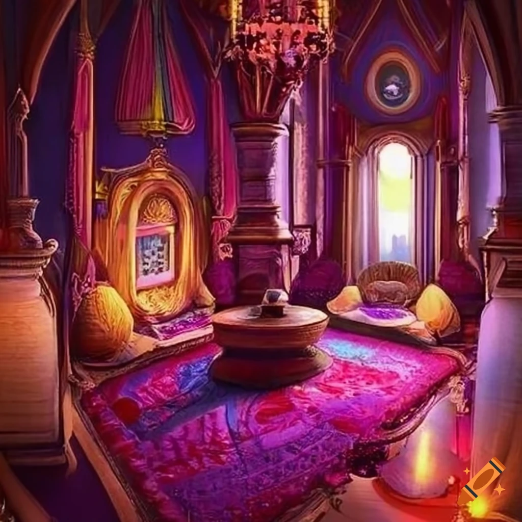 Magical interior on Craiyon