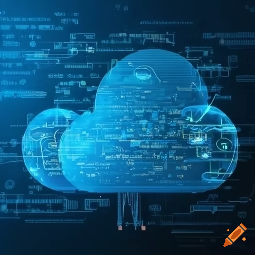 A data engineer at work in intelligence agency with data cloud