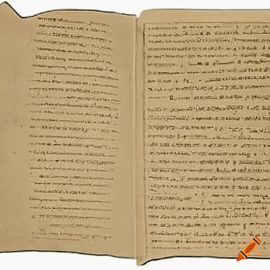 English typed on paper, printing, plain, ratin style, book on Craiyon